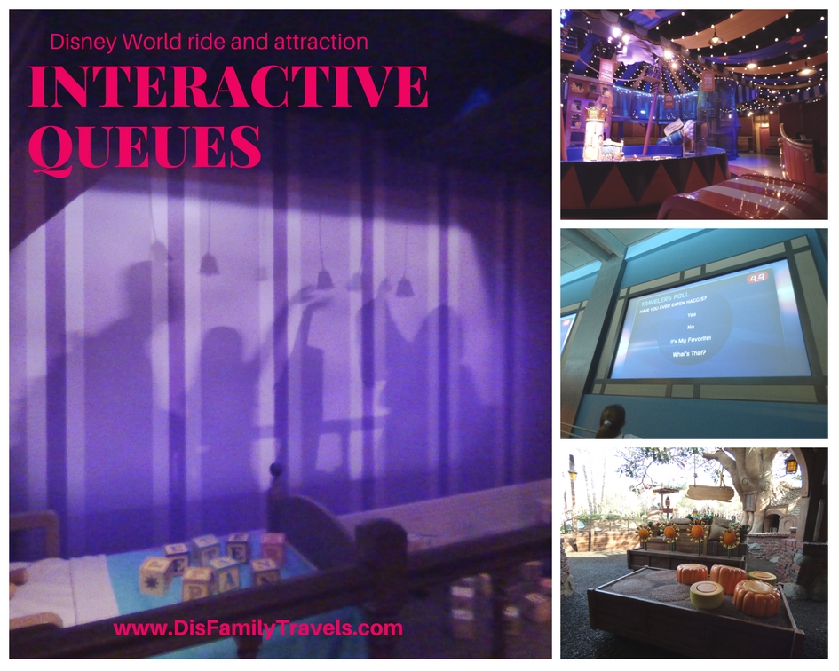Disney World interactive queues