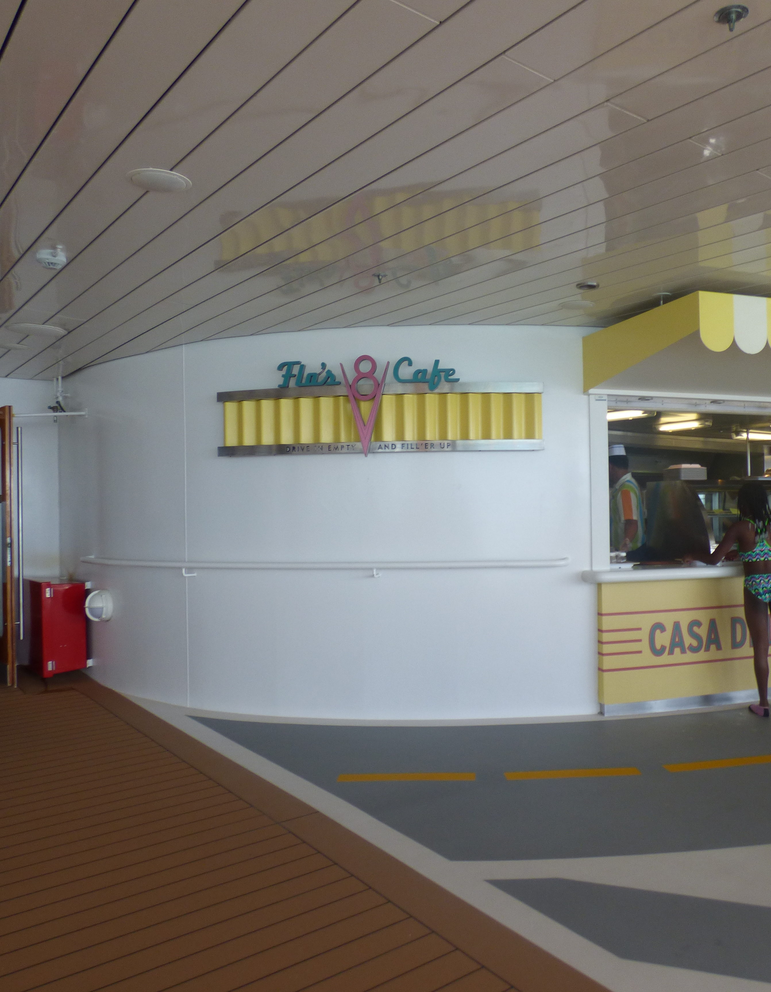 Flo’s Cafe on the Disney Dream