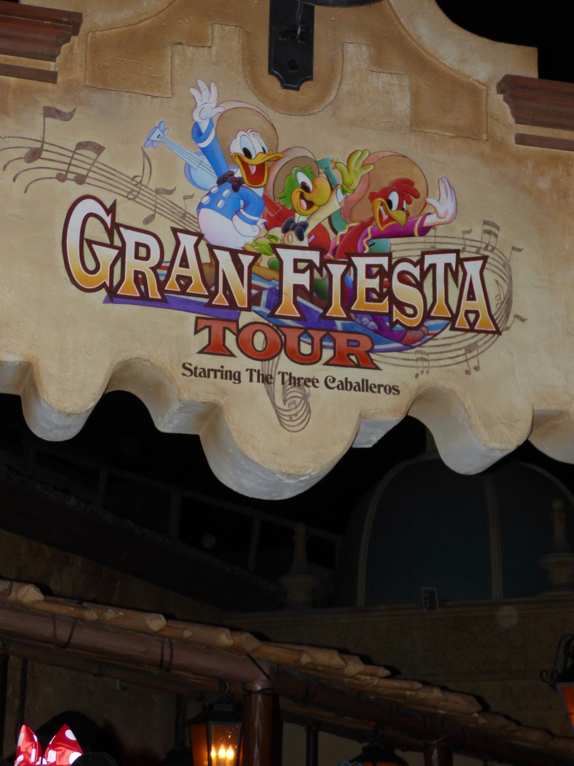 Gran Fiesta tour staring the 3 caballeros ride