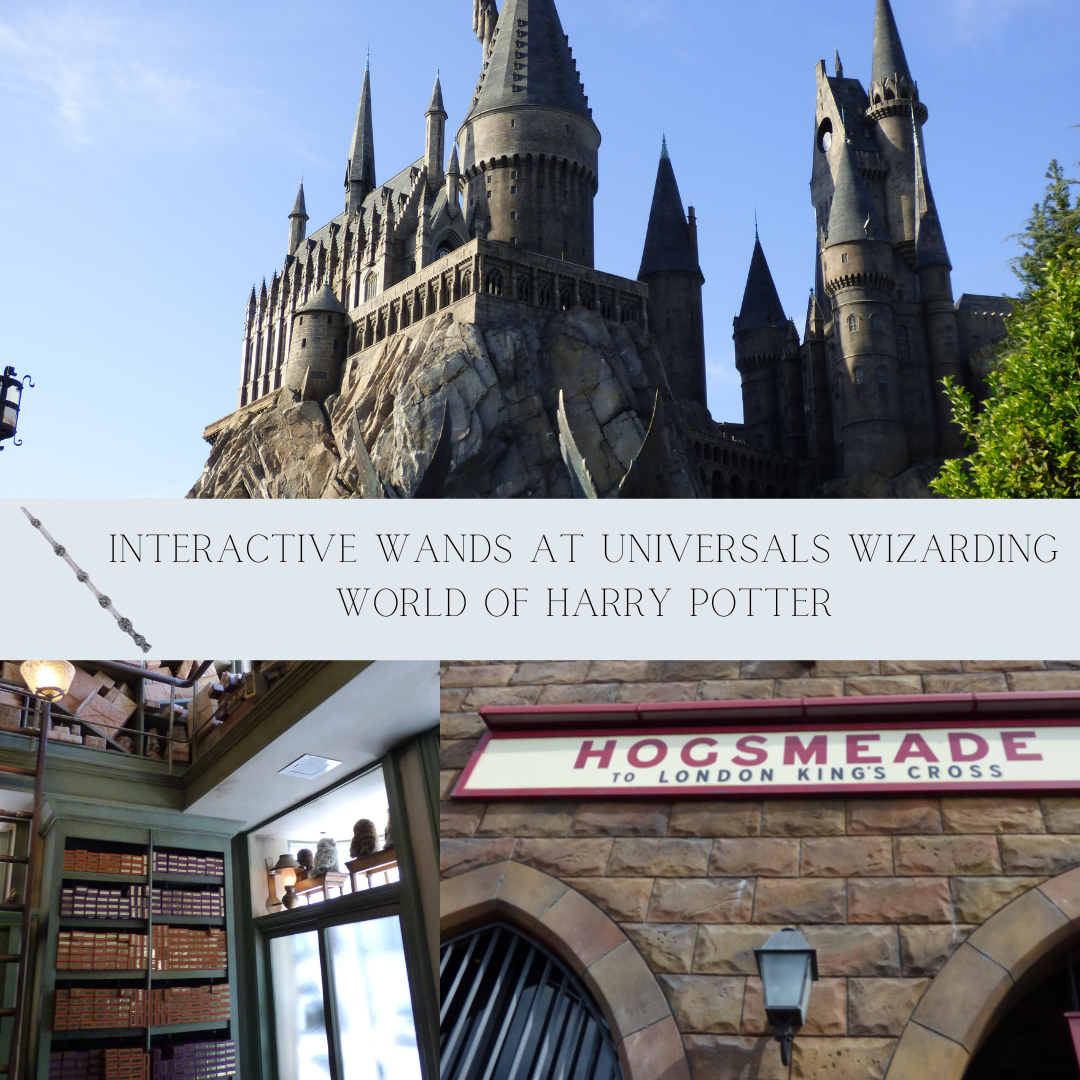 Using interactive wands in the Wizarding World at Universal