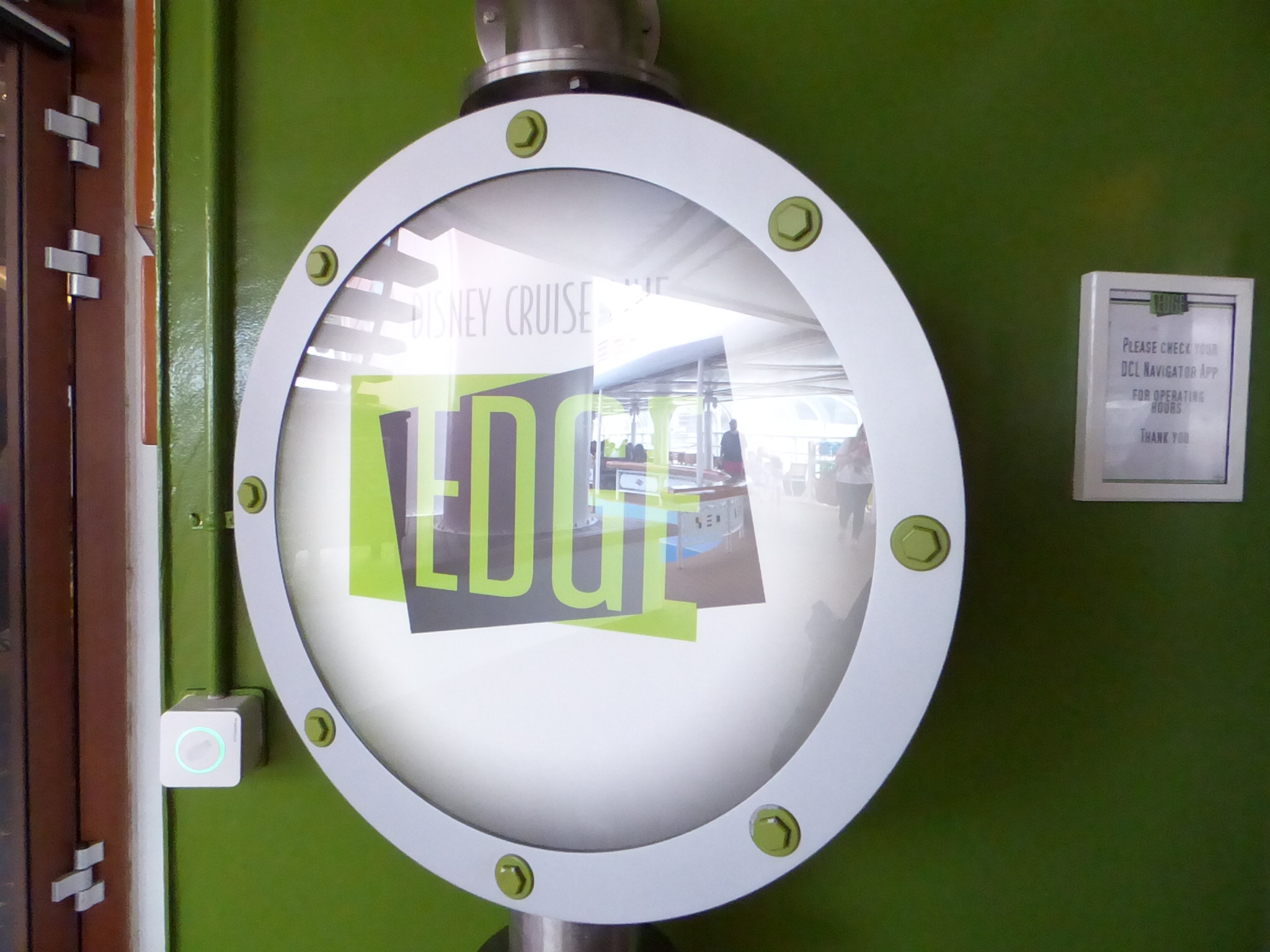 Edge tween club on the Disney Magic