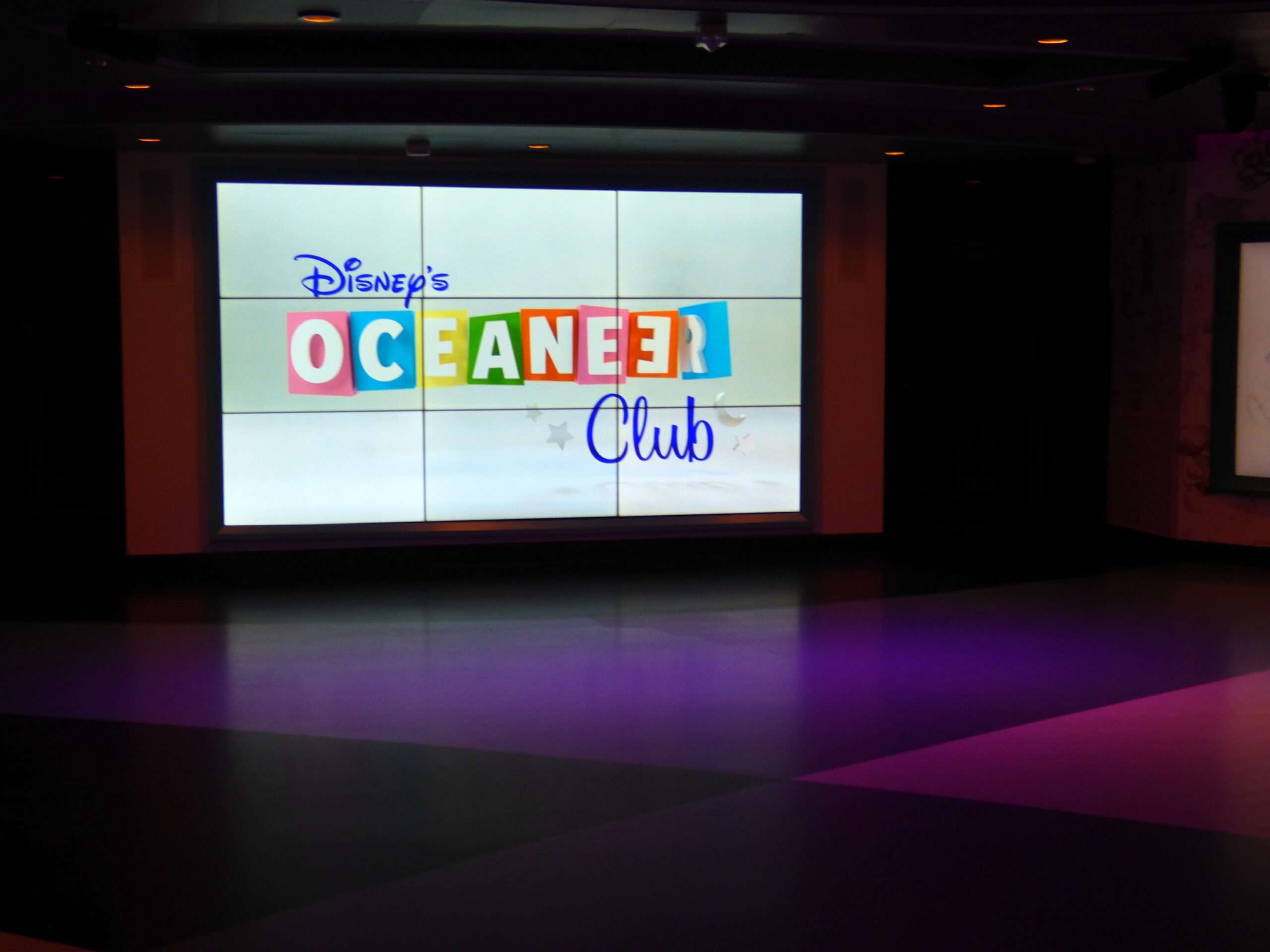 Oceaneers club on the Disney Wish